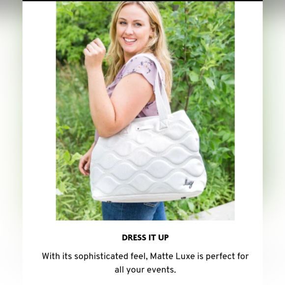 lug | Bags | Lug Matte Luxe Vl Tote Very Clean And Mom Best Friend Tote ...